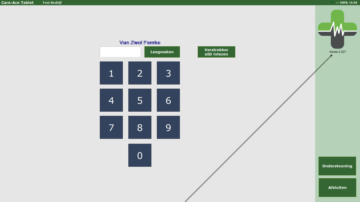Tablet Login - Care-Ace
