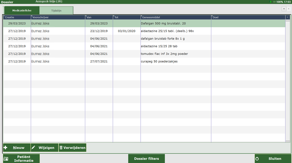 Tablet Medicatieschema - Care-Ace